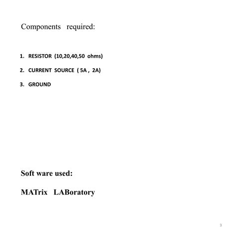 Electrical Circuit Analysis Problem Solution In Matlab Pptx