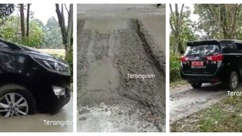 Viral Mobil Dinas Terobos Jalan Cor Basah Kadispora Lubuklinggau Beri