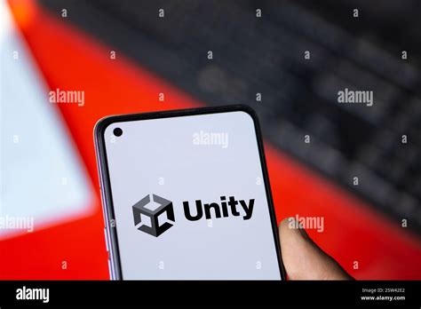 Dhaka Bangladesh 18 Sep 2024 Unity Logo Is Displayed On Smartphone