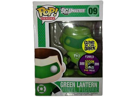 Funko Pop Dc Comics Green Lantern Glow Green Sdcc Figure 09