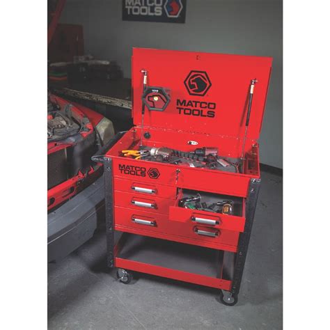 35 X 21 Msc4 Rolling Tool Cart Redchrome Msc4rqp Matco Tools