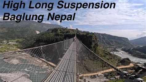 Baglung Nepal Highest And Longest Suspension Bridge Kalika Temple Scenic