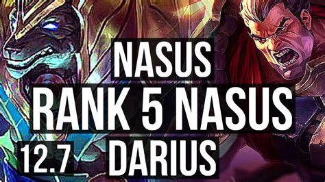 Nasus Vs Darius Top Rank 5 Nasus 16m Mastery 800 Games 825