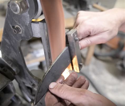 Forging A Knife From An Old Ice Saw Green Beetle Knife Magazine