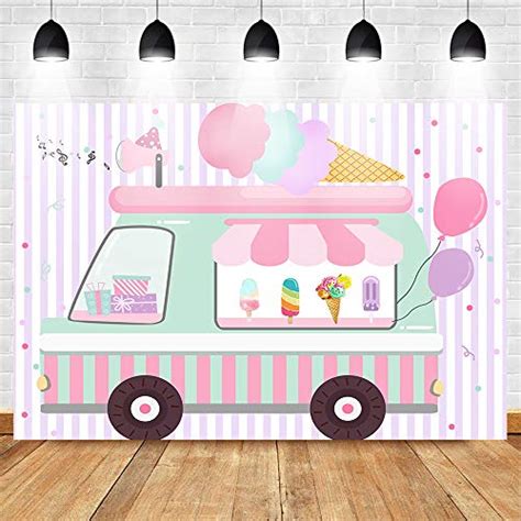 Mocsicka Ice Cream Birthday Party Backdrop A Sweet Addition Electronikz