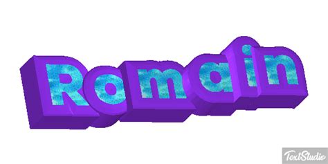 Romain Nombre Diseños De Logotipos  Animados