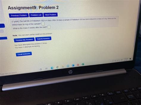 Solved Assignment9 Problem 2 Next Problem Previous Problem