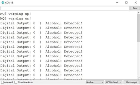 Interface Mq3 Alcohol Sensor Module With Arduino