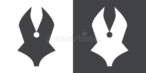 Corset Icon Flat Set In Black And White Color Stock Vector Illustration Of Icon Collection