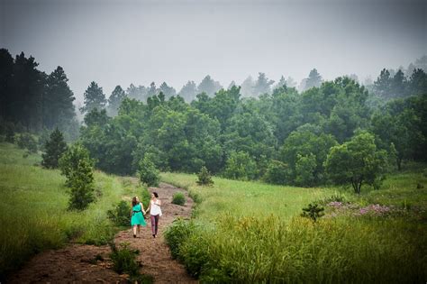 Walking Along The Path Summer Engagement Photo Ideas Popsugar Love