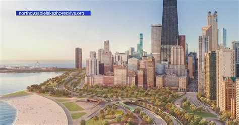 A Reimagined Dusable Lake Shore Drive Adds More Greenspace Cbs Chicago