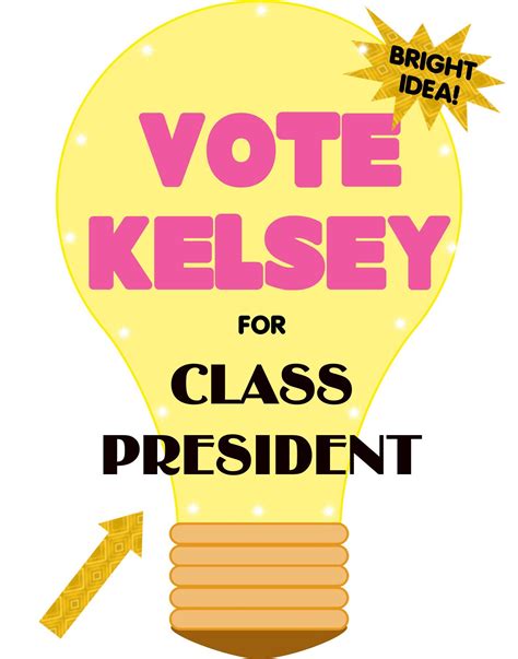 Class President Clipart