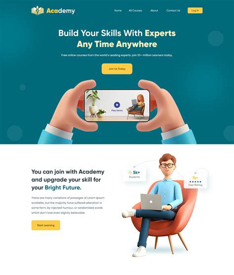 E Learning Web UI On Behance