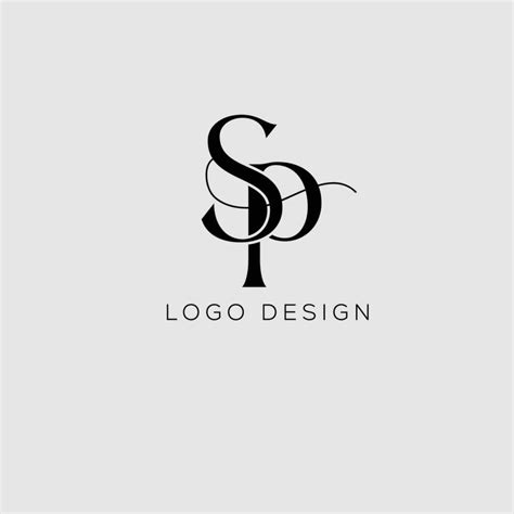 Sp Initial Letter Logo Design 27159570 Vector Art At Vecteezy