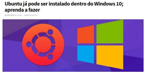 Ubuntu já pode ser instalado dentro do Windows 10