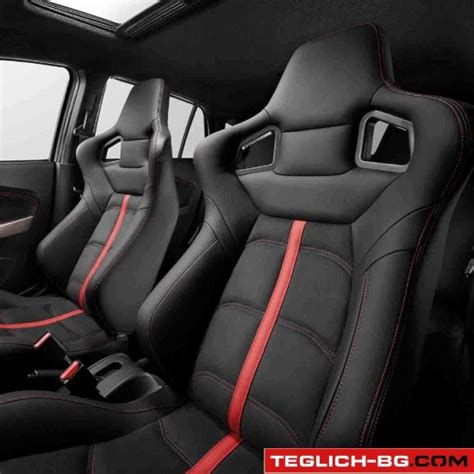 Спортни седалки 9012 - ЧЕРНО/ЧЕРВЕНО • Топ цена | teglich-bg.com