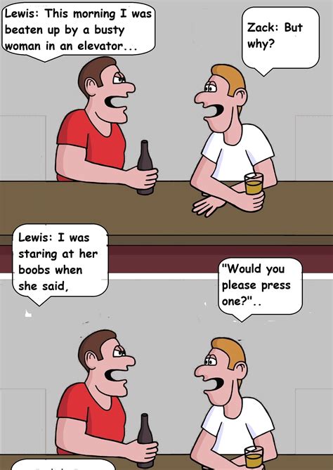 Man In Elevator Life Improvement With Laughter Short Humor