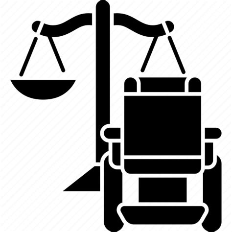 Disability Law Rights Access Legal Icon Download On Iconfinder