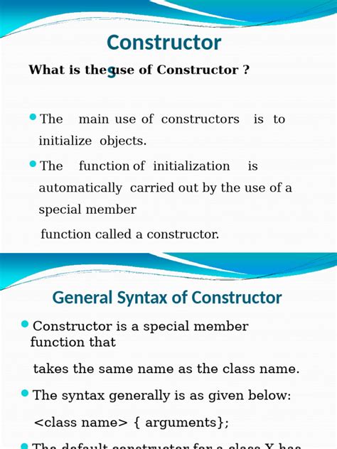Constructor Destructor Pdf Constructor Object Oriented Programming Programming