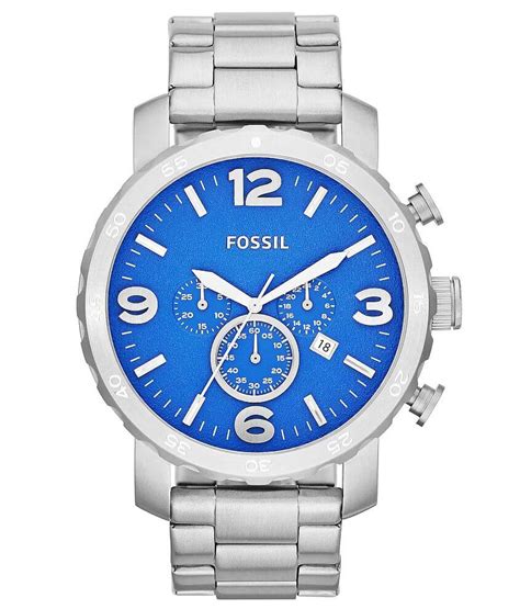 Fossil Nate Watch Men S Watches In Silver Buckle