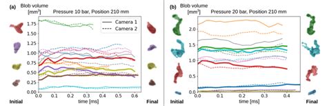 Estimation Of Blob Volumes From The Calibrated Data Over Time The Download Scientific Diagram