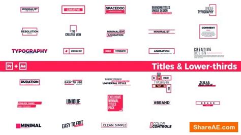 Videohive Essential Titles Premiere Pro And After Effects Free After