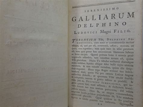 Terence P Terentii Carthaginiensis Afri Comoediae Sex 1776 Leather