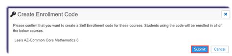 creating an access code for a course edgenuity