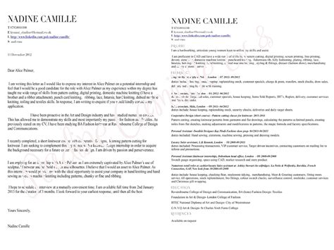 Kymani Shadine Placement Cover Letter And Cv