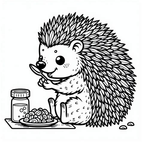 74 Coloriage Herisson à Imprimer Ou Colorier En Ligne