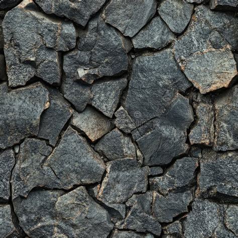 Photo Of A Seamless Texture Of Rough Basalt Stock Image Image Of Dark