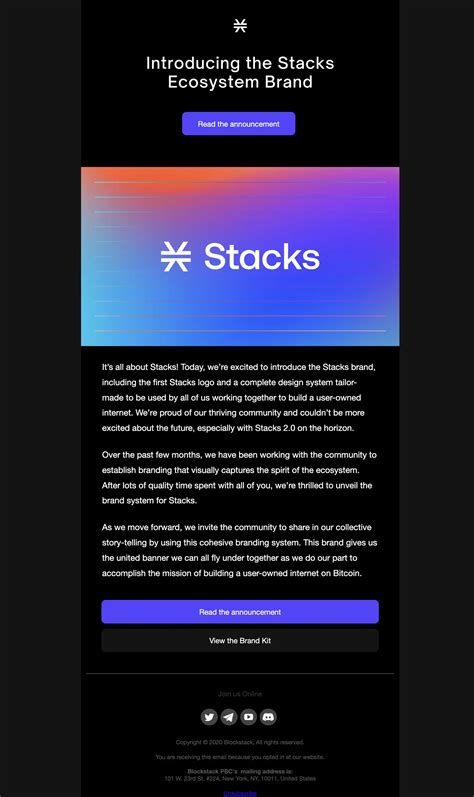 Stacks Email Newsletter Example Emailspiration