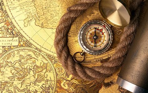 1920x1080px Free Download Hd Wallpaper Adventure Compass Map