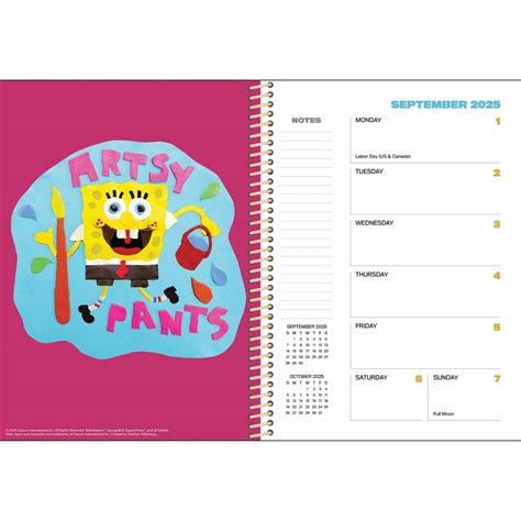 Spongebob Squarepants A5 Diary 2025