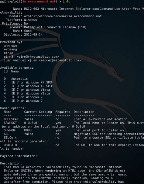 Metasploit Commands Tpoint Tech