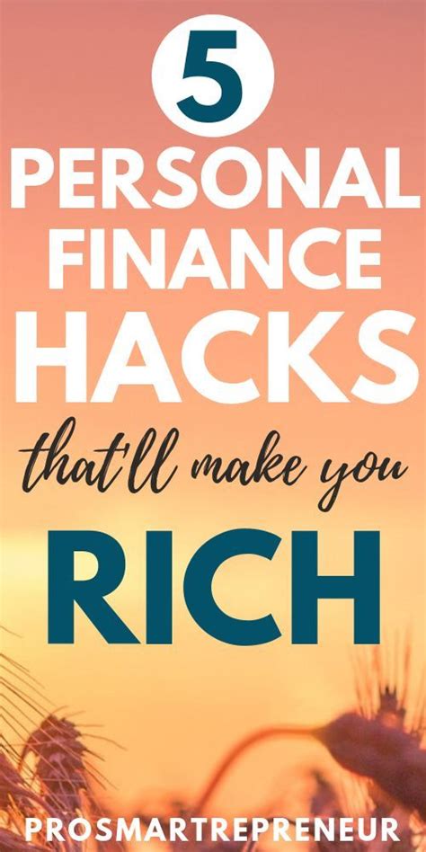 Personal Finance Hacks That Will Make You Rich In One Year