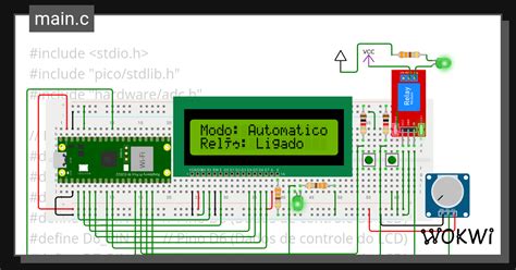Projetoirrigaçãoalexsandro Wokwi Esp32 Stm32 Arduino Simulator