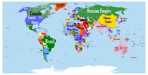 The World In 1900 Cartography Map Infographic Map Historical Maps