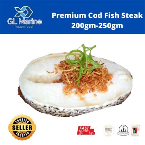 Best Selling Premium Cod Fish Slice Cut 200gm 250gm Shopee