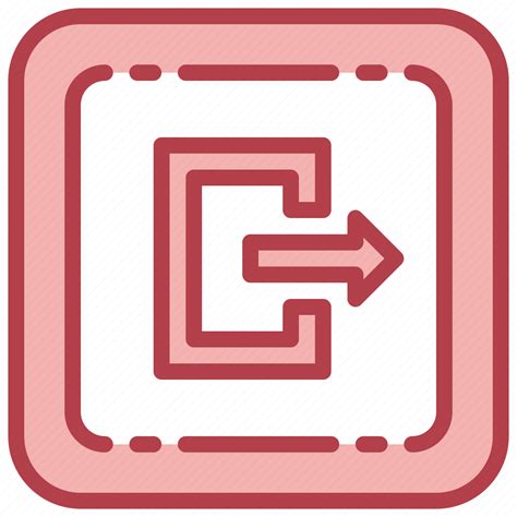 Export Logout Exit Direction Arrows Icon Download On Iconfinder