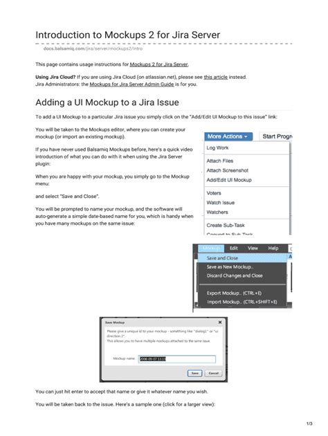 Fillable Online Balsamiq Wireframes For Confluence And Jira Serverthe
