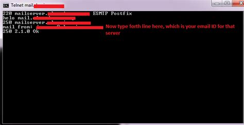 Send Email Using Telnet Jpudasaini