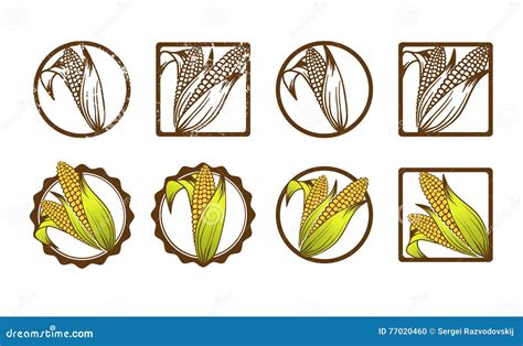 Corn Icon In Black Style Isolated On White Background Corn Symb Cartoon Vector Cartoondealer