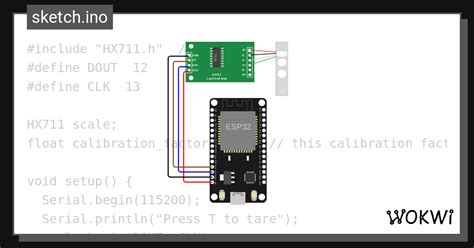 Lab Load Cell Wokwi ESP STM Arduino Simulator