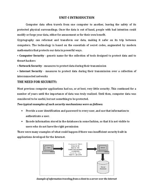 Cns Unit I Introduction Pdf Computer Virus Cryptography