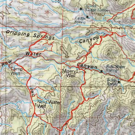 Huntdata Arizona Elk Hunt Unit 18a Game Concentration Map By Huntdata