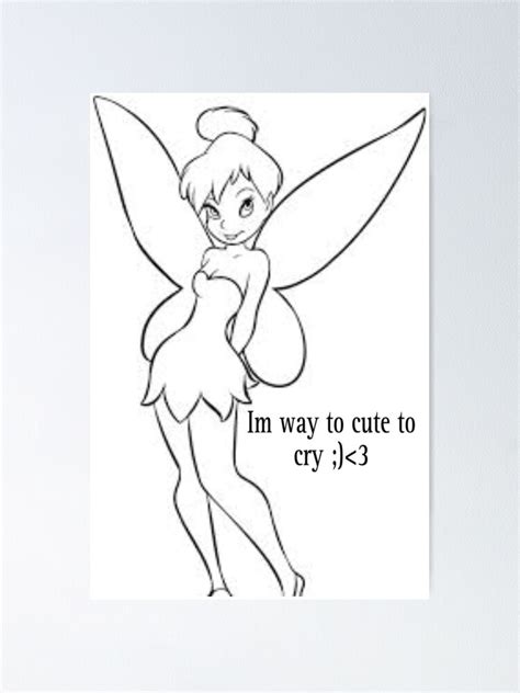 Tinkerbell Poster For Sale By Desaretalleshaj Redbubble