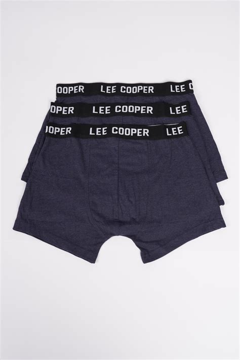 Lee Cooper Set 3 Perechi De Boxeri Cu Banda Logo
