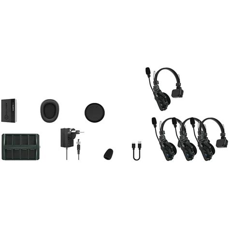 Hollyland Solidcom C1 4s Full Duplex Wireless Intercom System With 4 H