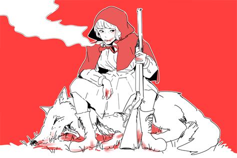 Red Riding Hood Sketch Rillustration
